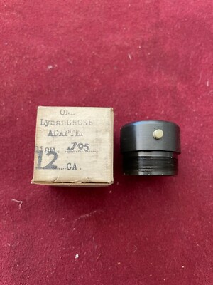 Lyman Cutts 12 Gauge Choke Adapter Blued .795 Diameter ! New In Box ...
