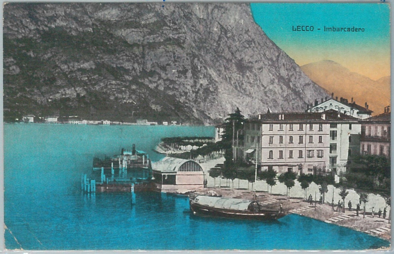 73078 - CARTOLINA d'Epoca - LECCO Citta' : IMBARCADERO | eBay