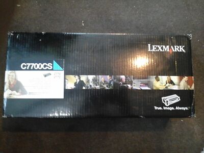 Genuine Lexmark C7700CS Cyan Toner Cartridge C770 C772 A- VAT Inc | eBay UK