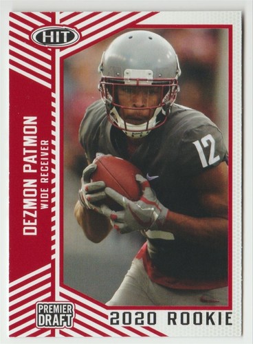 2020 SAGE HIT Premier Draft Red #85 Dezmon Patmon Washington State ...