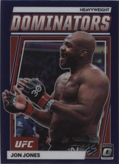 2023 Panini Donruss Optic UFC - Dominators Jon Jones #9 Purple Prizm ...