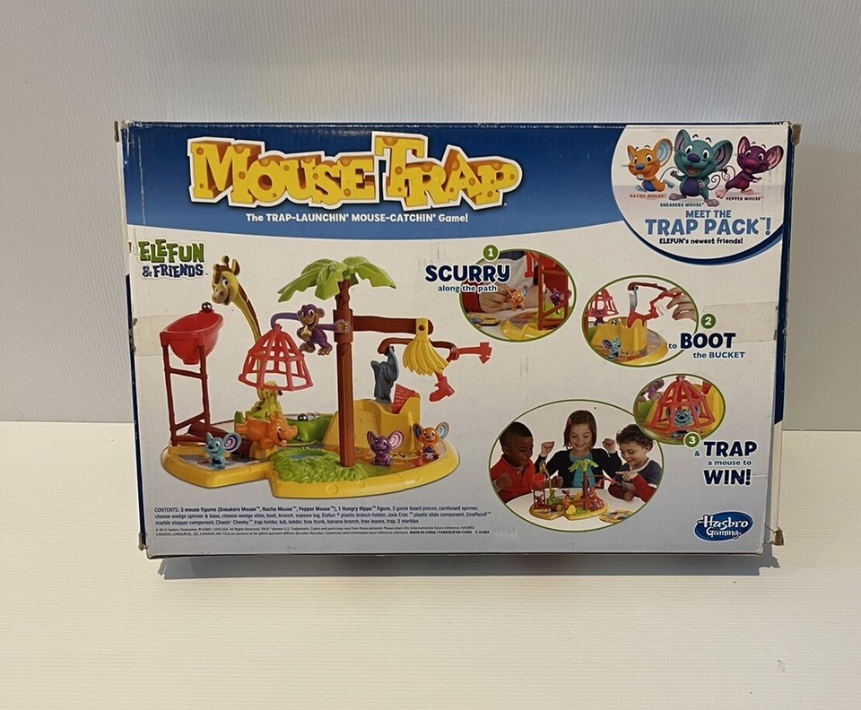 Elefun and Friends Mousetrap Board Game - Complete Hasbro 653569910732 ...