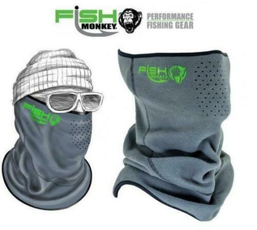 Fish Monkey Yeti Fleece Face Guard Mask Gator Fishing Neck Cover Scarf ...