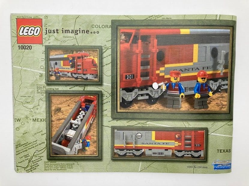 ONLY instructions Lego 10020 Santa Fe Super Chief 10170 TTX Intermodal ...