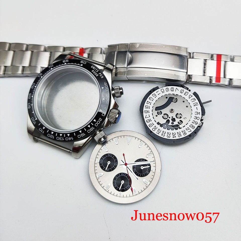 316L Stainless Steel Fit Quartz VK63 VK64 39mm Watch Case Watch Hand ...