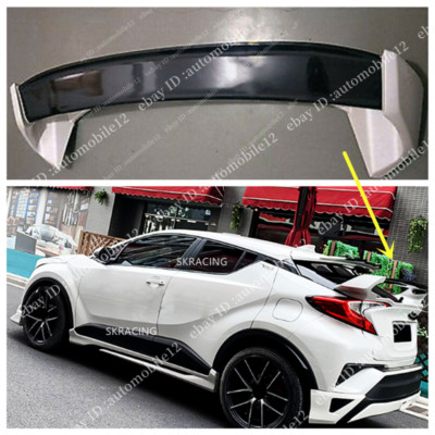 For Toyota CHR C-HR 2016-2019 ABS Plastic Black Color Rear Spoiler Wing ...