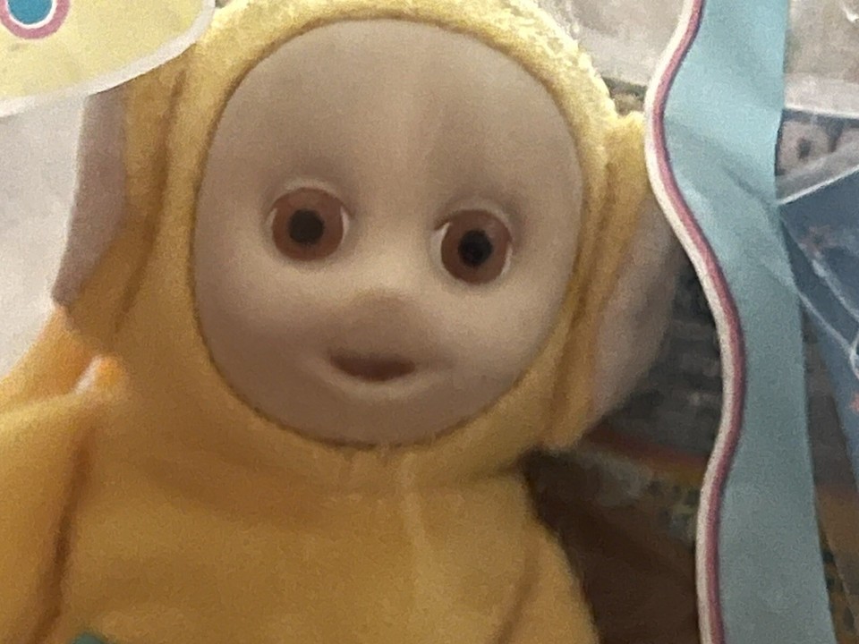 New 1999 Vtg Teletubbies Yellow LaLa Clip Keychain Backpack Plush ...