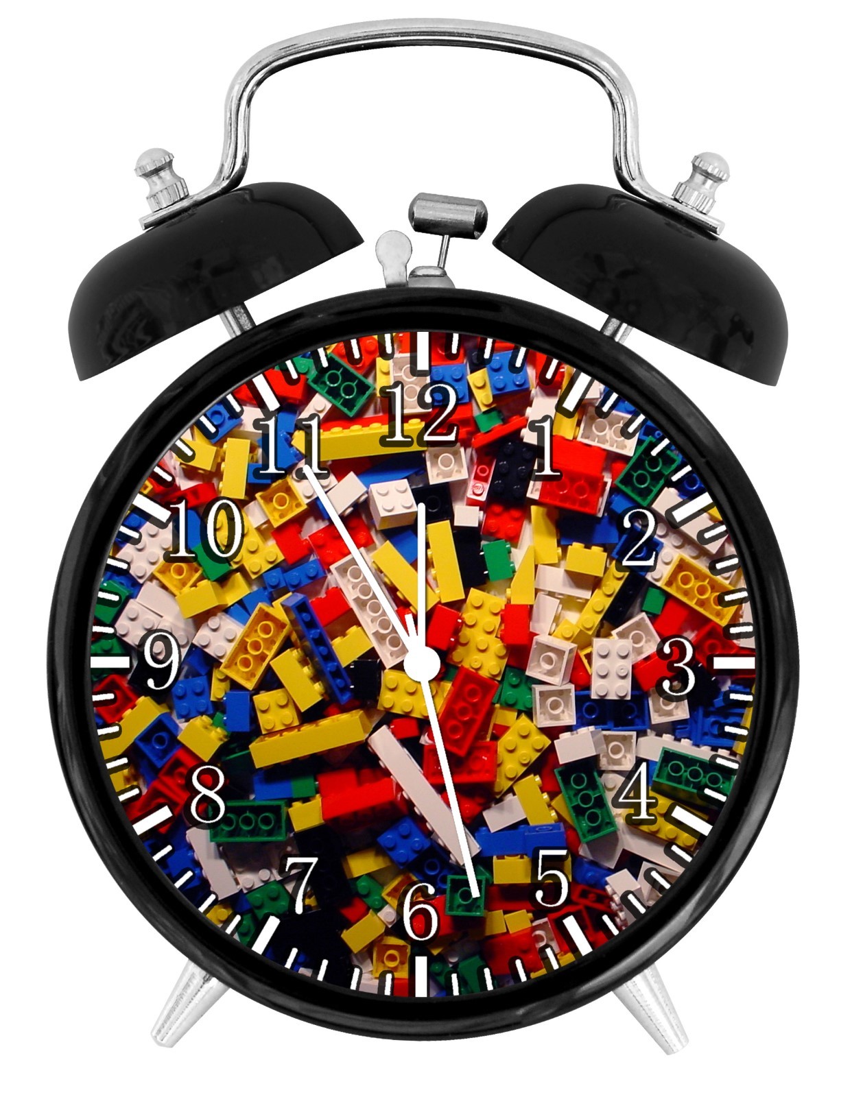 Lego Bricks Alarm Desk Clock Home or Office Decor F22 Nice Gift | eBay