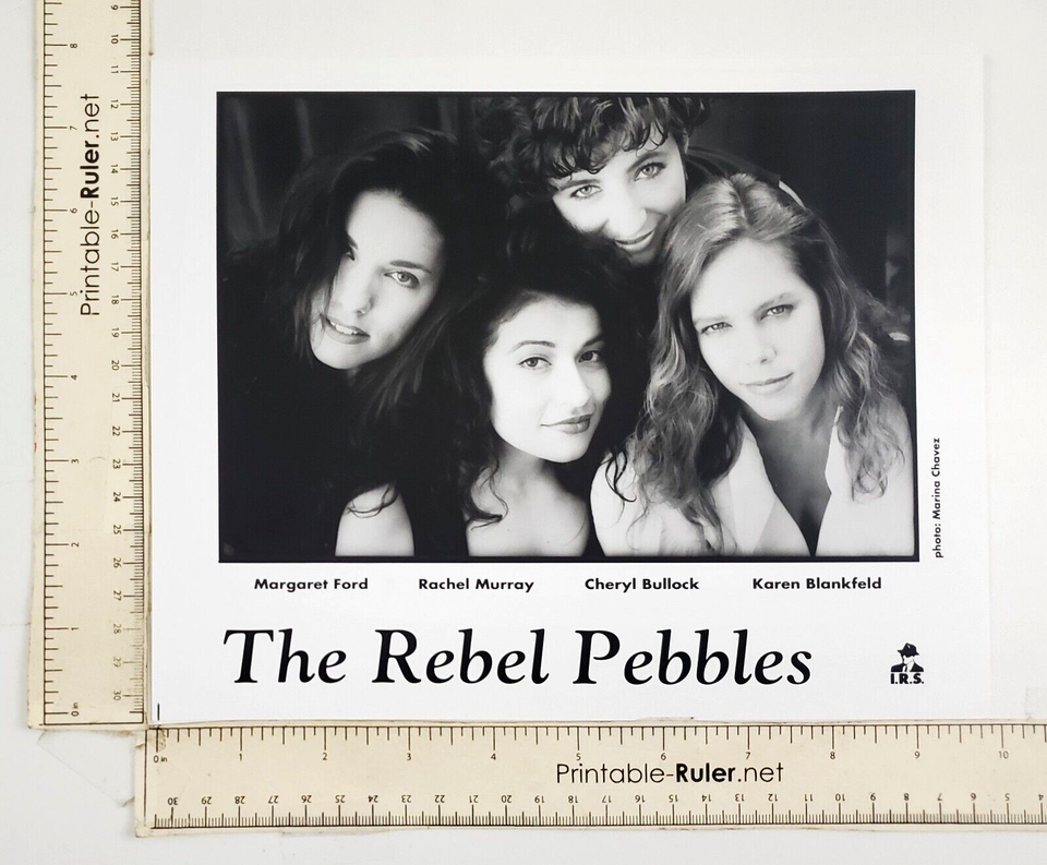 1989 The Rebel Pebbles Girl Talk Female Rock Band Vtg Press Photo Dream Lover | eBay