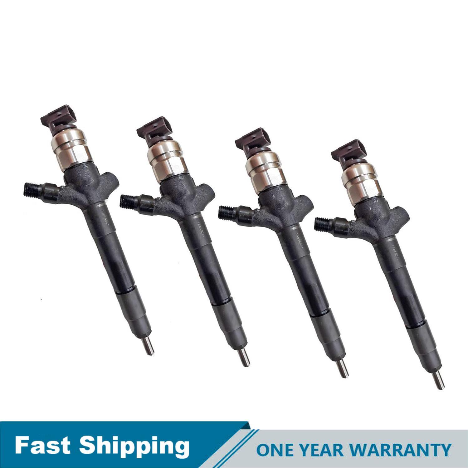 4PCS Fuel Injector 095000-5600 1465A041 for Mitsubishi L200 4D56 Diesel ...