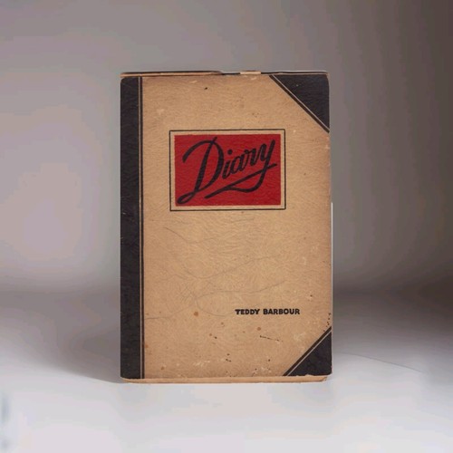 1937 Teddy Barbour Diary Book promotional One's Man Family Radio Drama ...