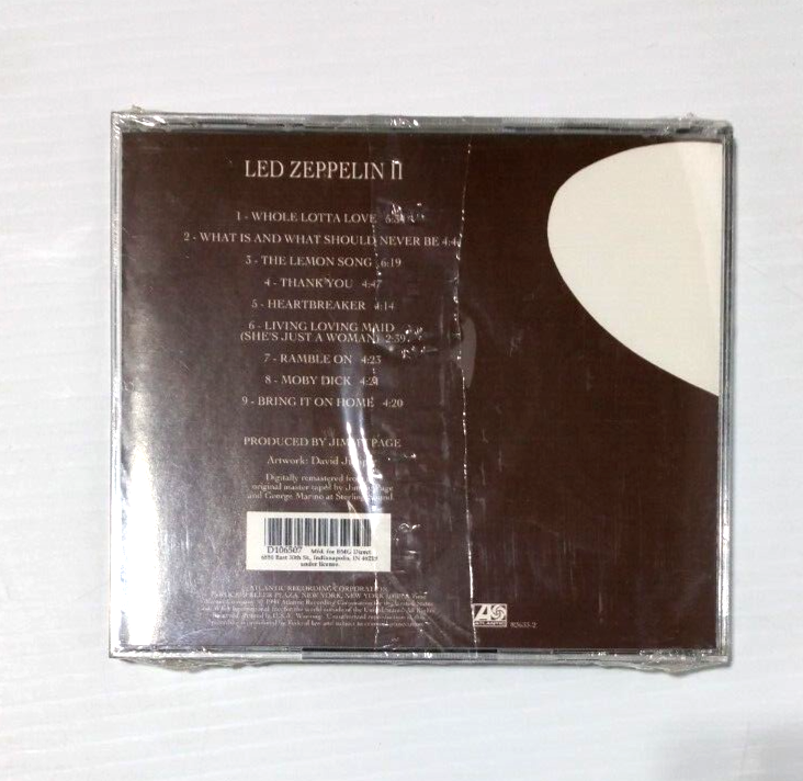 Led Zeppelin II [Remaster] by Led Zeppelin (CD, May-1994, Atlantic ...