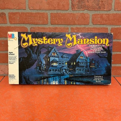 Mystery Mansion Board Game 1984 98% Complete Milton Bradley Haunted ...