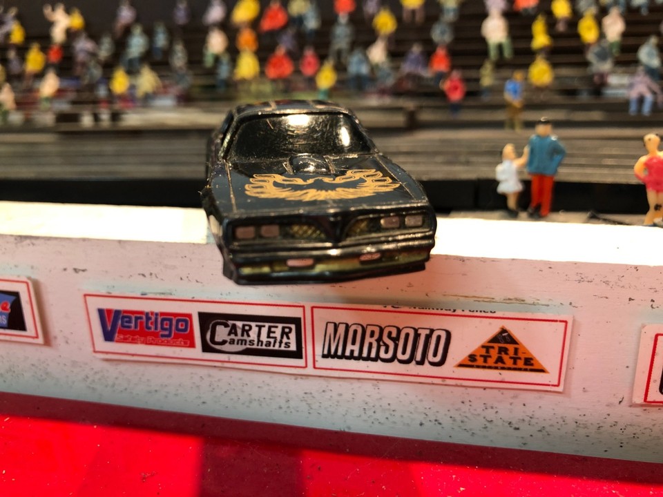 HO slot car, Tyco Bandit Trans Am, hdlgt rdy, fits 440 wide, & others ...