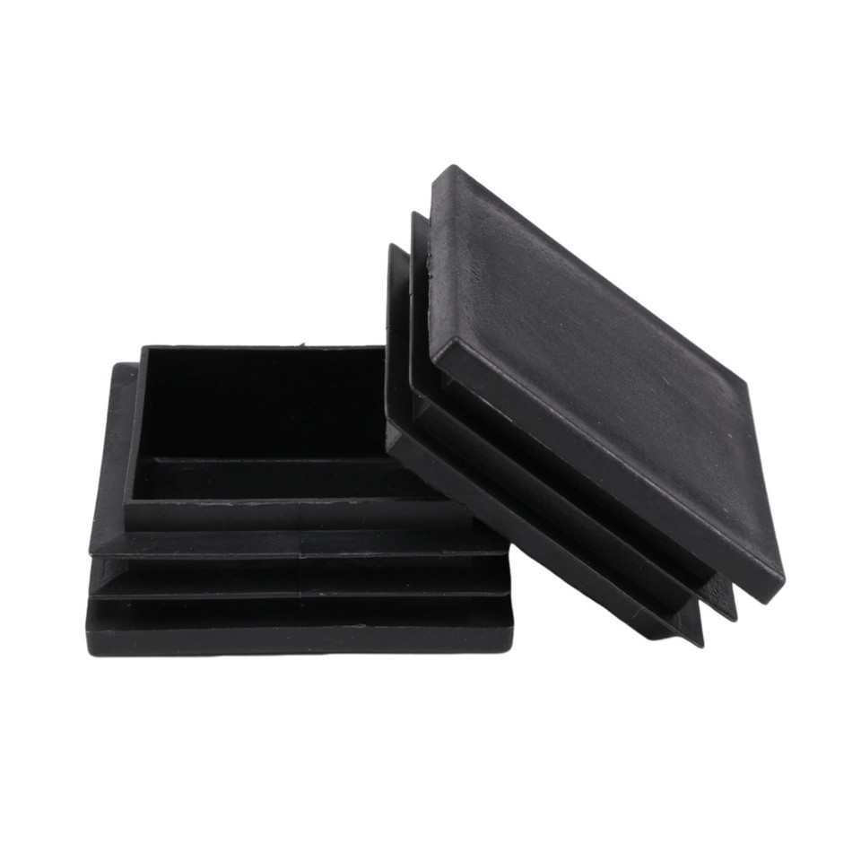 50mm x 50mm Plastic Square End Blind Plugs Pipe Inserts 12pcs H2Y45335 ...
