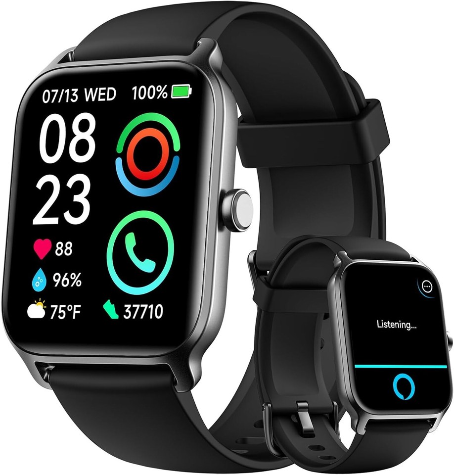 Smart Watch for Women Alexa Built-in Waterproof Fitness Calls for ...