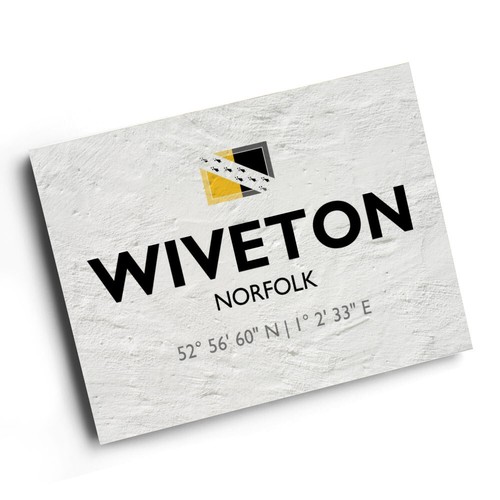A3 PRINT - Wiveton, Norfolk - Lat/Long TG0443 | eBay