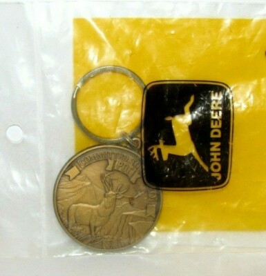 *John Deere Parts PDC Milan IL 1995 EXPO St Louis Buck Deer Stag Brass ...