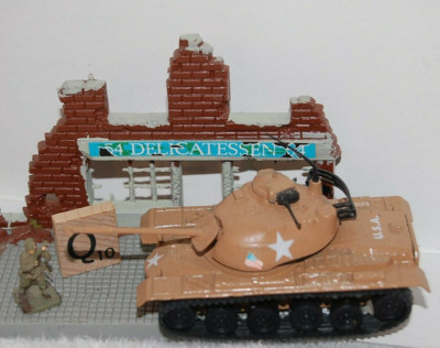 VINTAGE ZYLMAX DIECAST PATTON T412 PATTON TANK TAN LOT Q USA | eBay