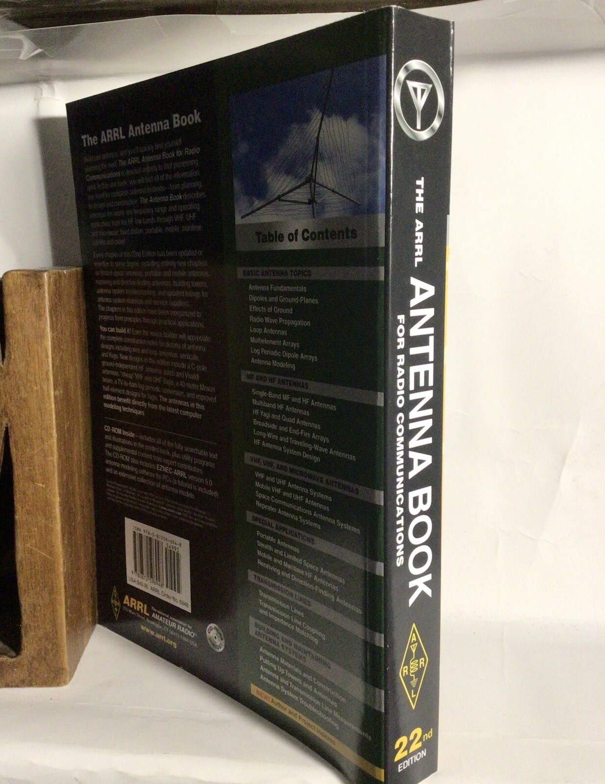ARRL Antenna Book for Radio Communications~22nd Edition~Appears Unused ...