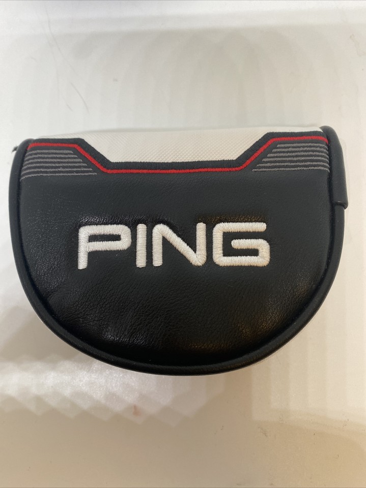 Ping Square Black Mid Mallet Shape Center Shafted Cover Magnetic Black ...