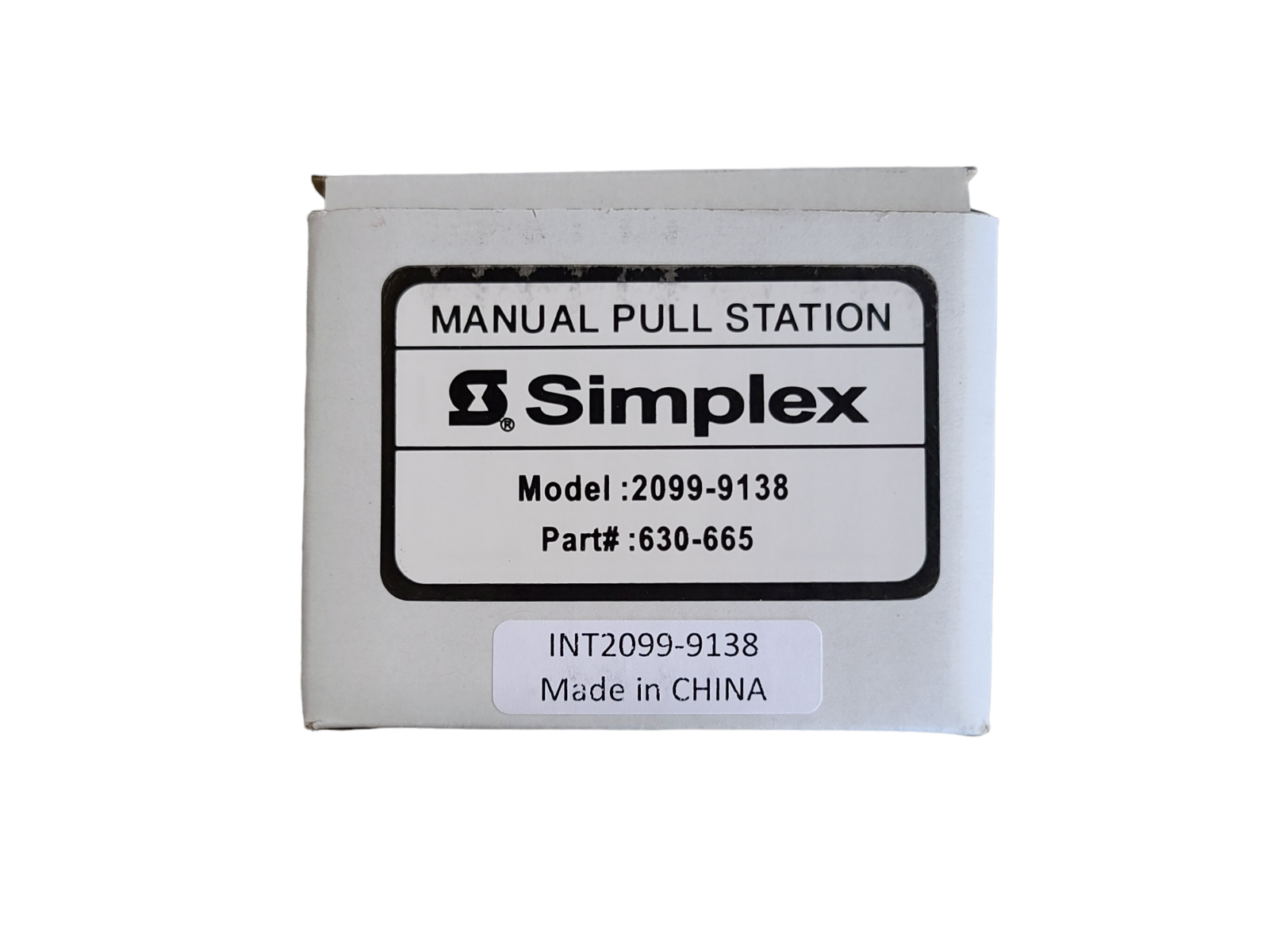 Simplex 2099-9138 Weather Proof Manual Pull Station for sale online | eBay