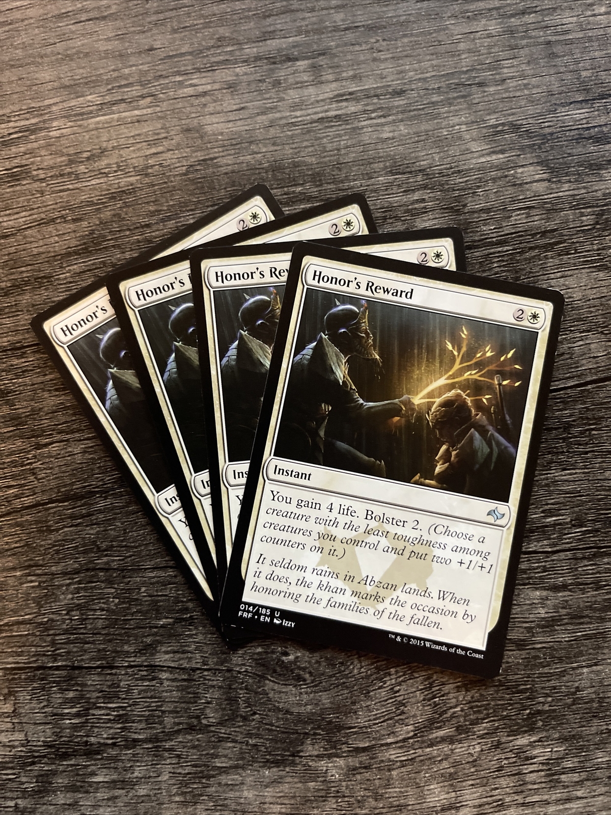 MTG Honor's Reward Fate Reforged 014/185 Regular Uncommon for sale ...
