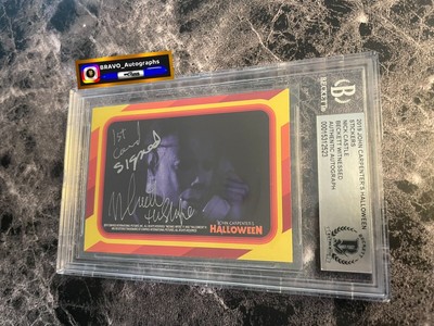 NICK CASTLE SIGNED HALLOWEEN FRIGHT RAGS CARD 1st CARD SIGNED BAS ...