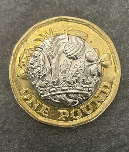 moneta rara One Pound sterlina Regina Elisabetta 2016 Errori Di Conio ...