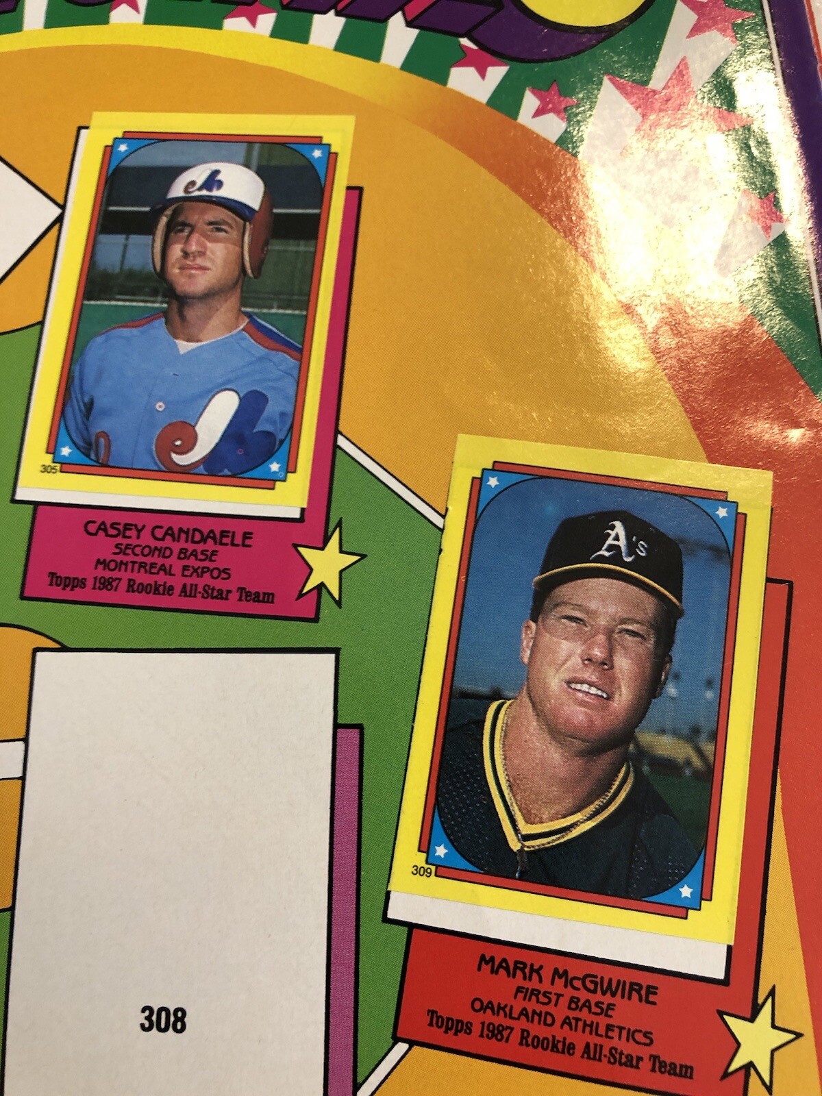 Topps Baseball Sticker Yearbook 1988 Edition Some Stickers McGwire ...