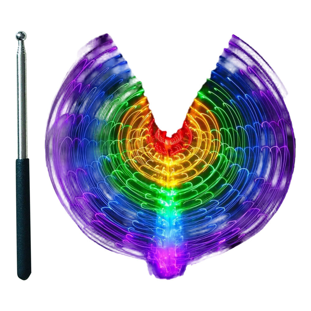 LED Butterfly Wings Kids Girl/Boy Dress Fairy Pixie Light Up Costume ...