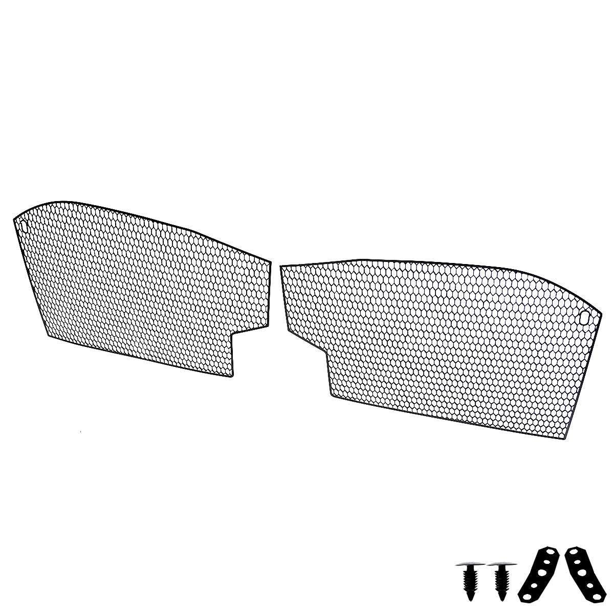 For Corvette C8 Z06 & E-Ray Side Intake Mesh Grille Insert Guards Alu ...
