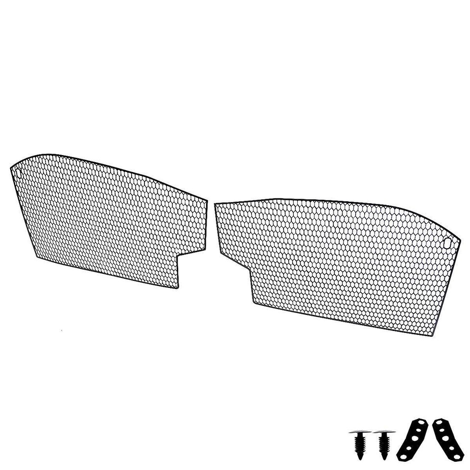 For Corvette C8 Z06 & E-Ray Side Intake Mesh Grille Insert Guards Alu ...