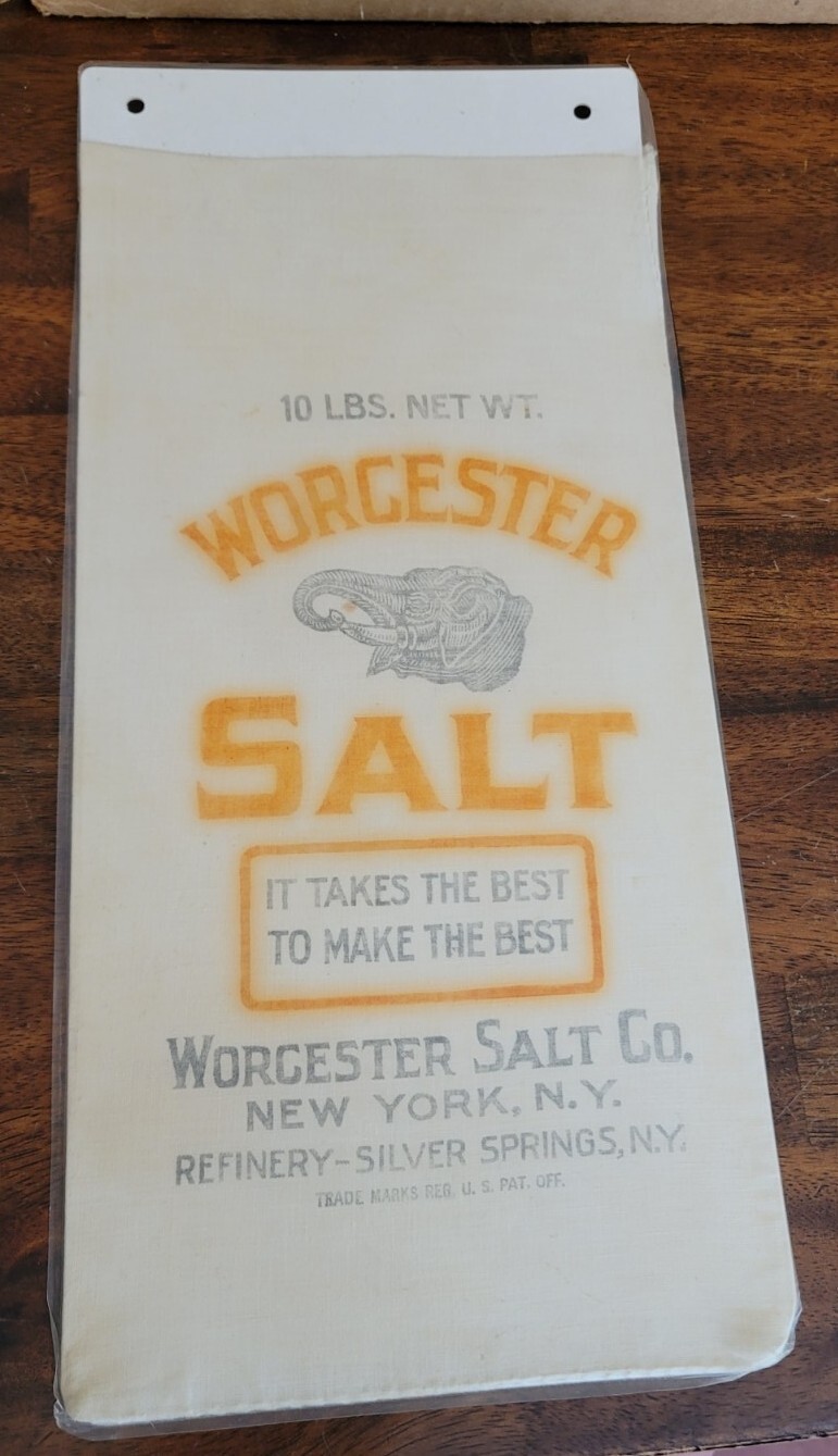 10 Lbs Worcester Salt NY Bag Refinery Silver Springs Elephant Preserved ...
