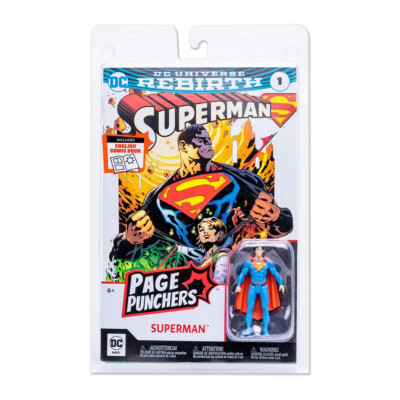 Superman: Rebirth Superman Page Punchers - Action Figure Plus Comic ...