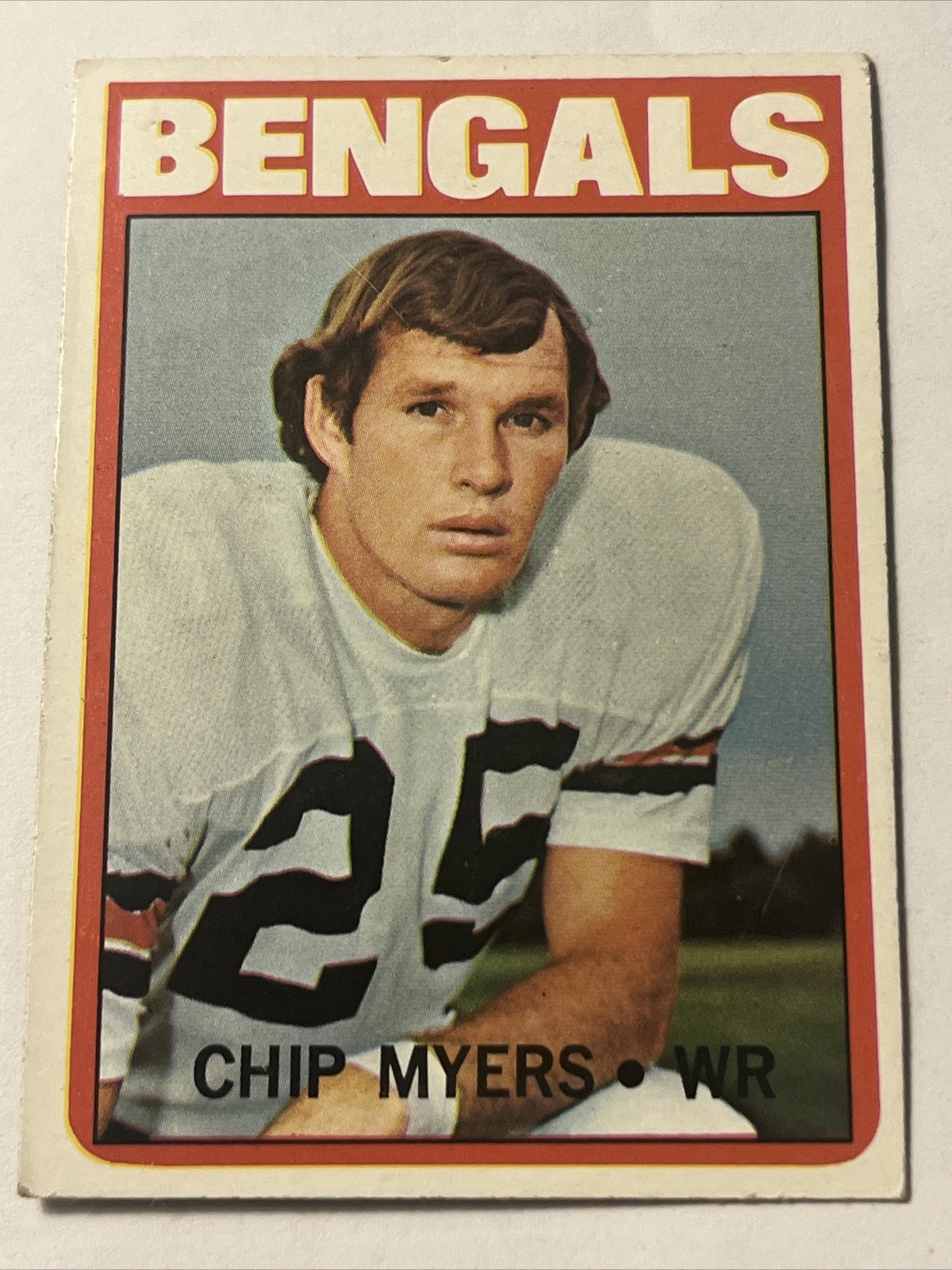 1972 Topps #17 Chip Myers Cincinnati Bengals Football Card Vintage | eBay