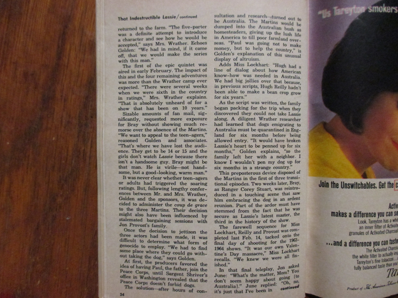 Oct 17-1964 TV Guide(LASSIE/ROBERT BRAY/THE MAN FROM UNCLE/BEK NELSON ...