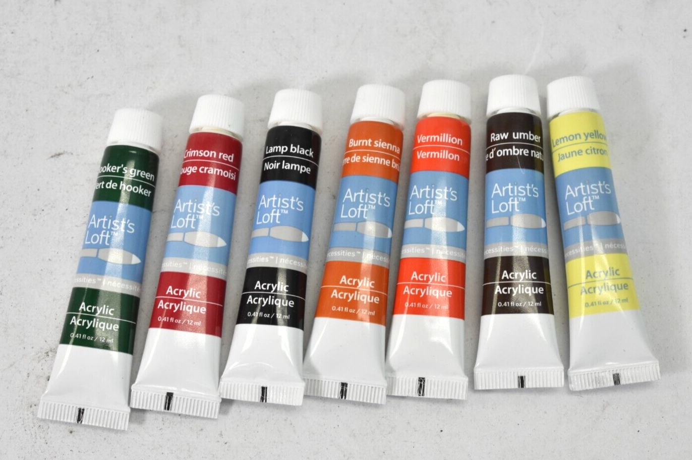 Lot of 7 Artists Loft Acrylic Paint Necessities Collection Assorted ...