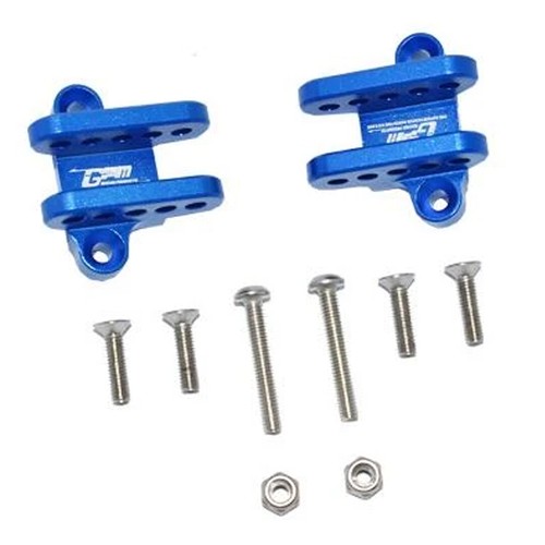 NEW GPM Racing Aluminum Front Or Rear Lower Shock Mount Blue : Losi 1/8 ...
