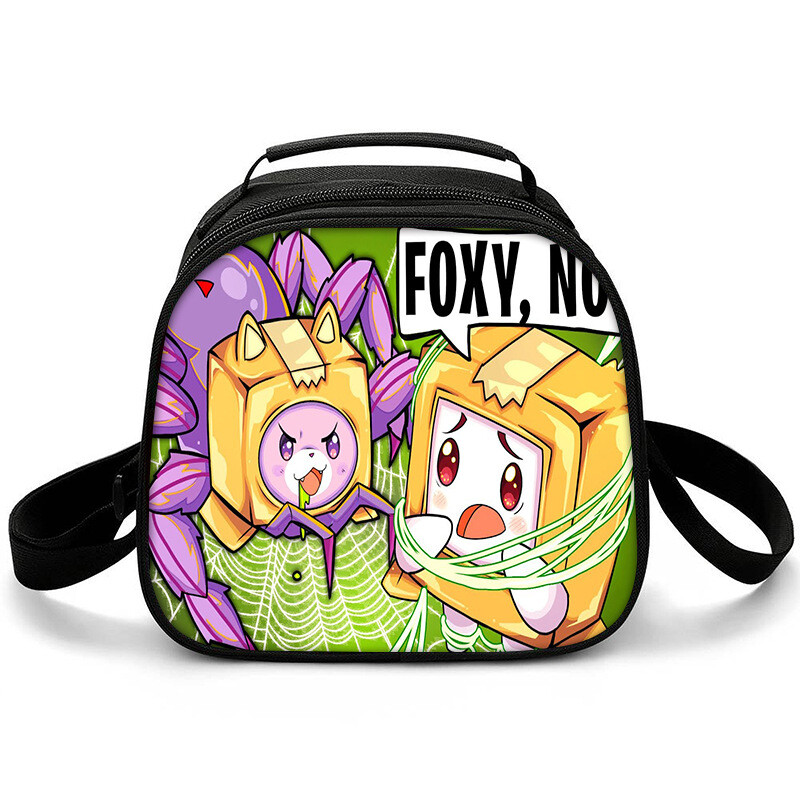Kids Lankybox Bag Insulated Lunch Bag Kids School Travel Picnic Storage ...