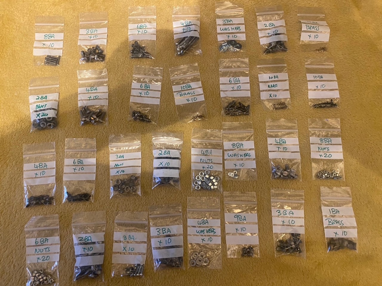 Mega Deal Job lot of BA fasteners - Mamod, Stuart, live steam model ...