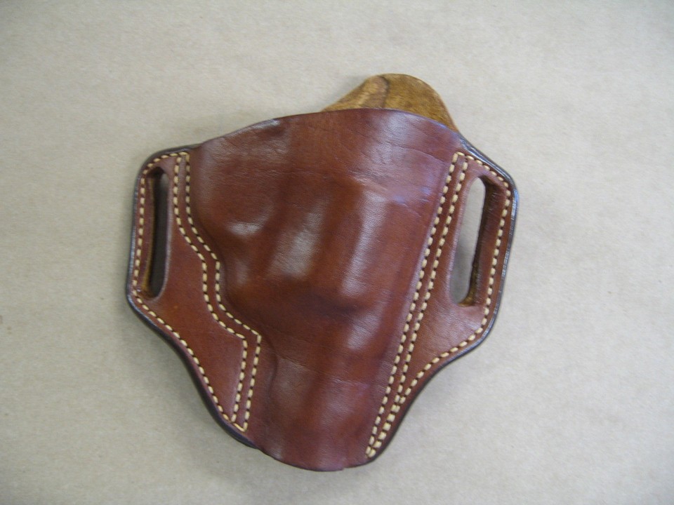 Taurus 85, 605, 805 Revolver Leather 2 Slot Pancake Belt Holster CCW ...
