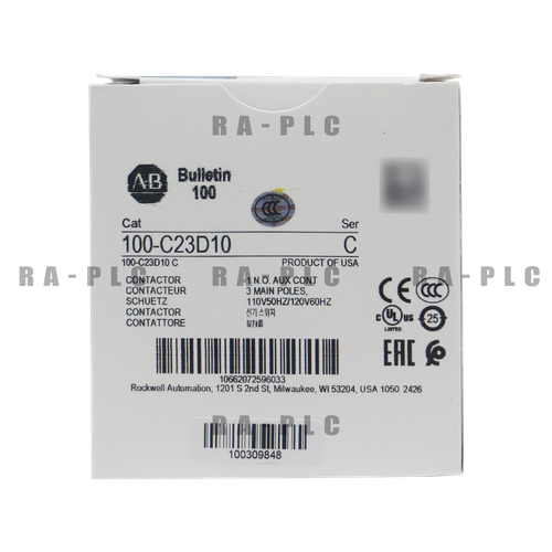 Allen-Bradley 100-C23D10 100-C IEC Contactor Screw Terminals Line Side ...