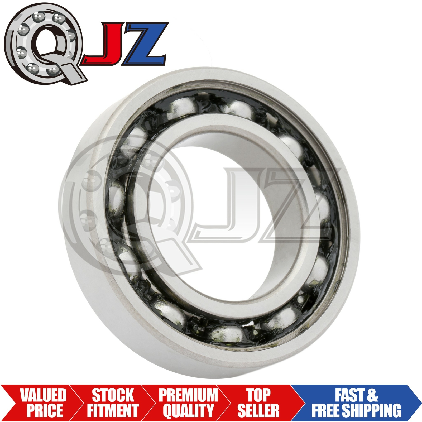 [1-Pack] R20-OPEN Radial/Deep Groove Ball Bearing 1.25in x 2.25in x 0 ...
