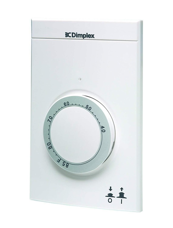 Dimplex ETS610W1 Electronic Line Voltage Single Pole Thermostat (White ...