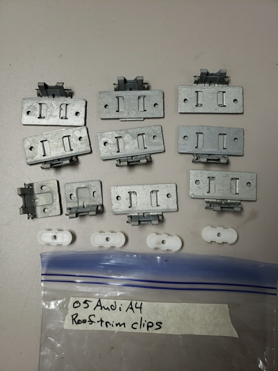 02-09 AUDI B7 A4 S4 RS4 CONVERTIBLE WINDSHIELD ROOF TRIM CLIPS | eBay