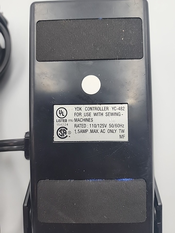 YDK Sewing Machine Foot Pedal / Foot Controller - Model YC-482 | eBay
