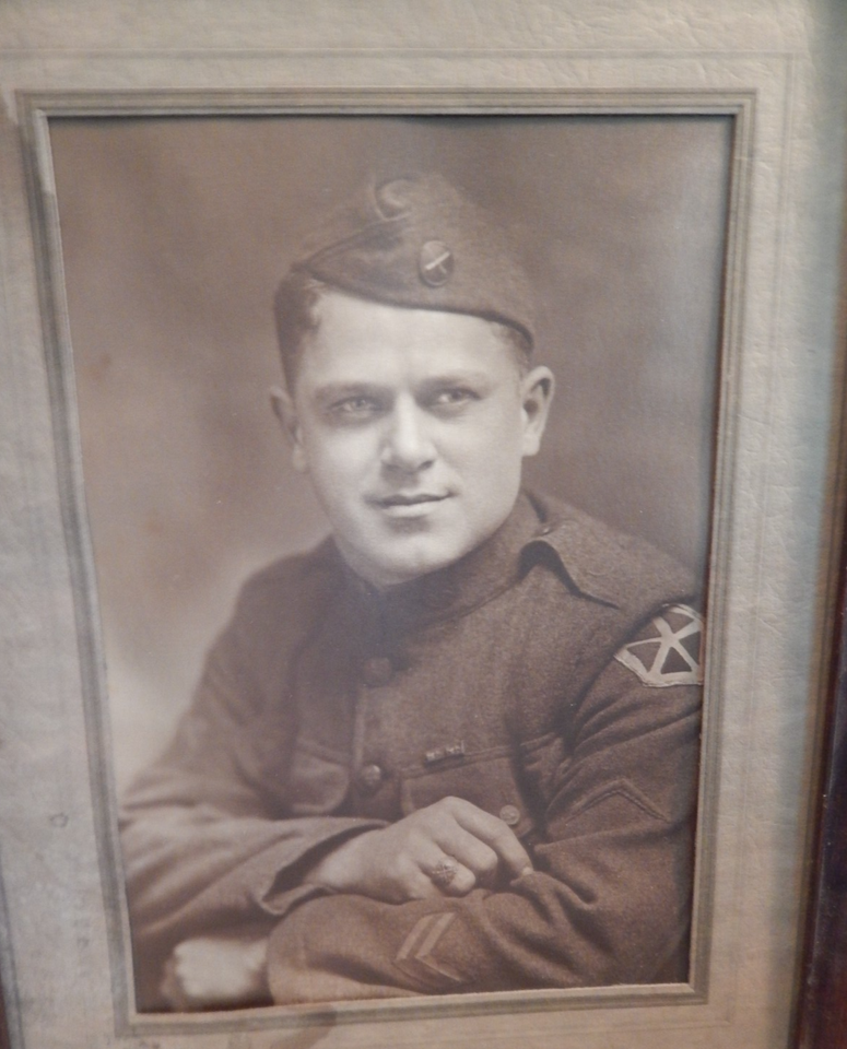 WWI U.S. Army, Larger Size Studio Photograph of 5th Corps Soldier ...