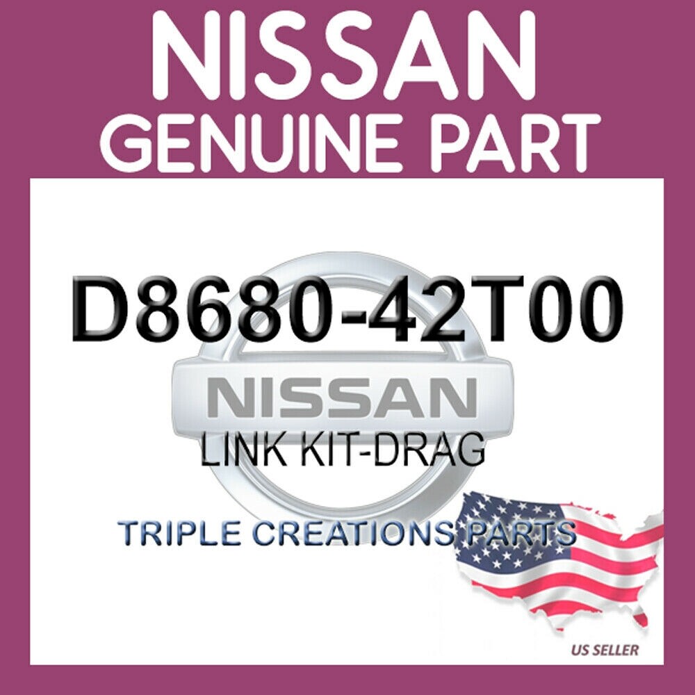 Genuine Nissan D8680-42T00 Link Kit-Drag D868042T00 OEM | eBay