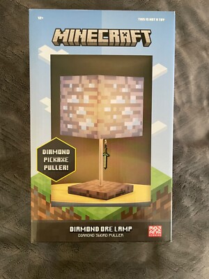 Minecraft Home Decor Bedroom Lamp Shaped In Diamond Ore Block With ...